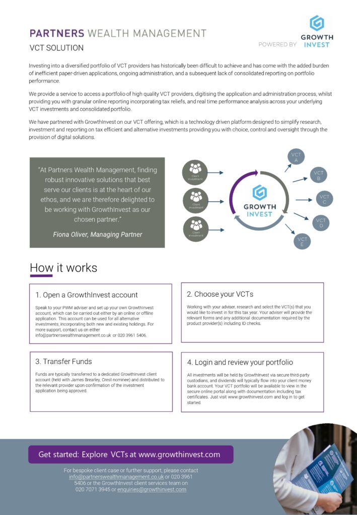 VCT Solution - Partners Wealth Management